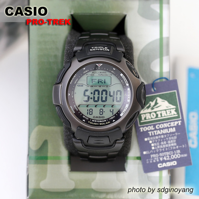 CASIO 卡西欧 PRO-TERK PRG-50TBCJ-1JR 初代太阳能登山 全新结束