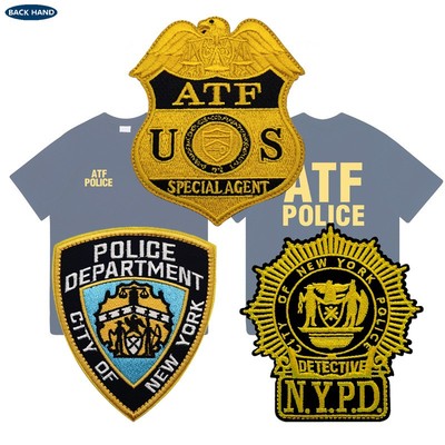 美国酒精烟草火器管理局ATF刺绣徽章 NYPD纽约高品质臂章魔术贴