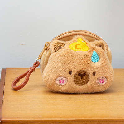 卡皮巴拉零钱包钥匙包可爱大容量