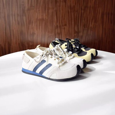 砖贵~ 真皮网面鞋女2026春季新款运动鞋跑步百搭德训鞋透气休闲鞋