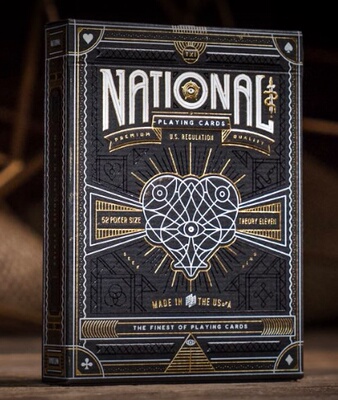 正品 National PLAYING CARDS 國民奢華燙金撲克牌