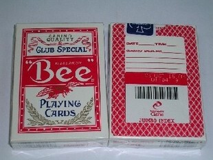 [絕版OHIO] Bee Edgewater Casino撲克 紅背 藍標 賭場撲克牌