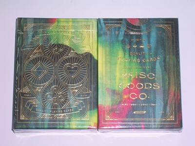美國原裝進口 CINA PLAYING CARDS MISC GOODS 水彩 撲克牌