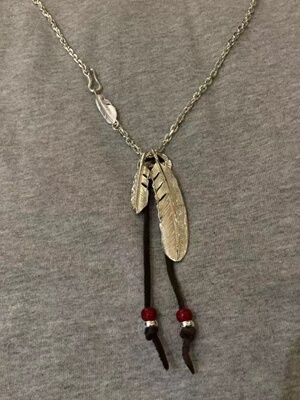 z.native原firstarrows职人独立品牌手工印第安风银羽毛组合套装