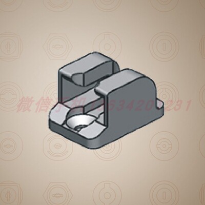 RG007-1扁锁杆导向件 扁杆固定扣 锁杆辅件 锌合金固定件