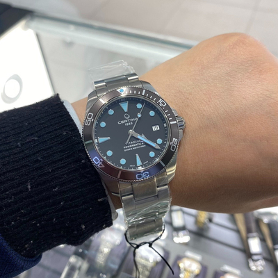 小钛龟瑞士雪铁纳潜水表自动机械