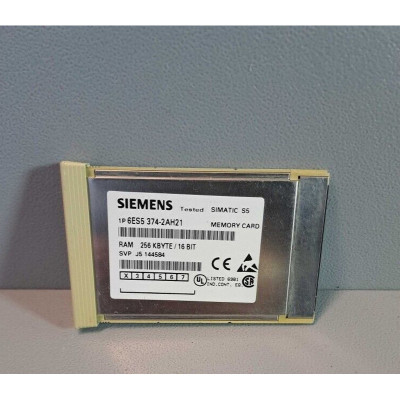 6ES53742AH21 - Siemens - 6ES5374-2AH21/Memory Card RAM 256 K
