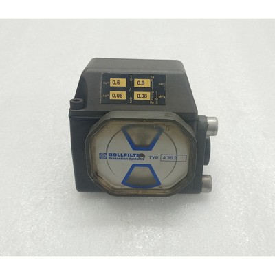 BOLLFILTER Tipo 4.36.2 Differenziale Pressione Indicatore 0.