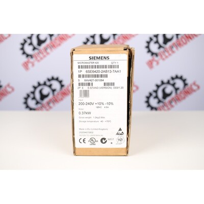 SIEMENS MICROMASTER 420 1P 6SE6420-2AB13-7AA1 (FREQUENCY CON