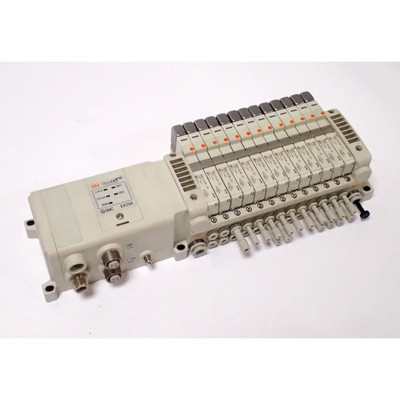 SMC EX250-SNE1-X156 ETHERCAD +13x VQC1101N-51 SOLENOID+VQC1-