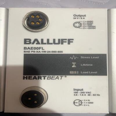 BALLUFF 巴鲁夫 24V直流电源BAE00FL议价