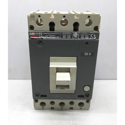 ABB S3H Disjoncteur 50A 3P 600VAC 600VDC