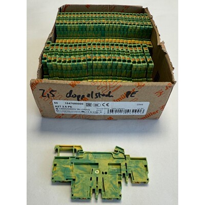 48 Stck Weidmller Schutzleiterklemmen  A2T 25 PE  1547680000