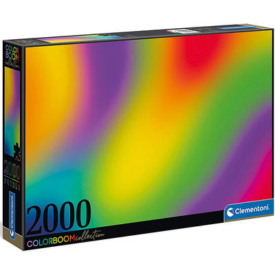 现货包邮 意大利Clementoni 2000片 进口拼图 彩虹颜色 益智减压