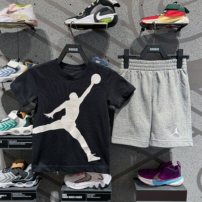 Jordan小童背心短裤篮球运动套装