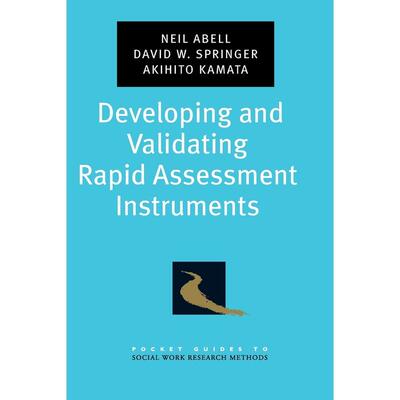 预售【按需印刷】英文原版 Developing and Validating Rapid Assessment Instruments开发和验证快速评估工具 牛津大学出版 原版