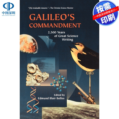 预售 按需印刷 英文原版 伽利略的戒律 Galileos Commandment 进口书籍正版