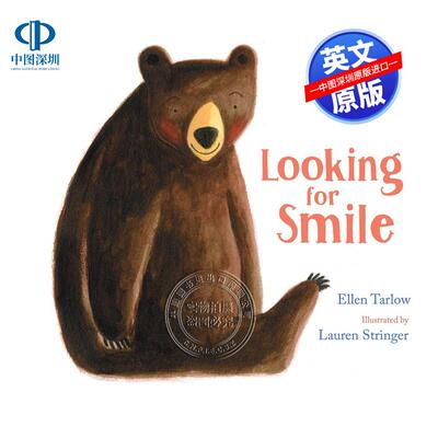 预售英文原版 寻找微笑 Lauren Stringer Looking for Smile 儿童绘本 动物故事图画书