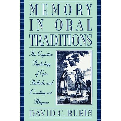 预售【按需印刷】英文原版 Memory in Oral Traditions 口头传统中的记忆 牛津大学出版 原版进口正版书籍