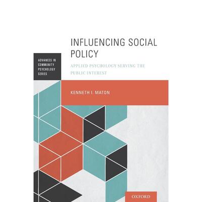 预售【按需印刷】英文原版 Influencing Social Policy 影响社会政策 牛津大学出版 原版进口正版书籍
