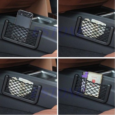 Car String Mesh Bag Storage Pouch For Cellphone Gadget Cigar