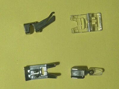 包邮胜家singer401 缝纫机高柄压脚座斜柄标准万用拉链贴布绣压脚