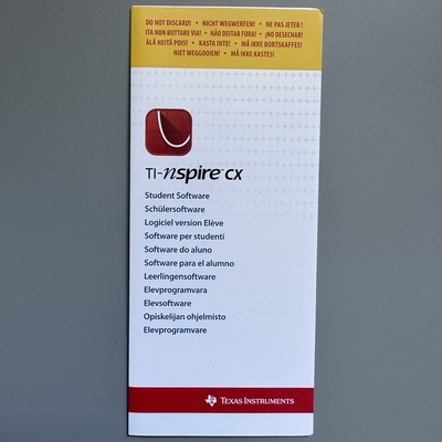 Ti nspire cx 一代二代 非CAS 学生软件 激活码 许可证 秒发