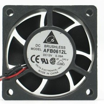 台达 AFB0612L 6025 12V 0.09A 6cm 6厘米双滚珠超静音路由器风扇