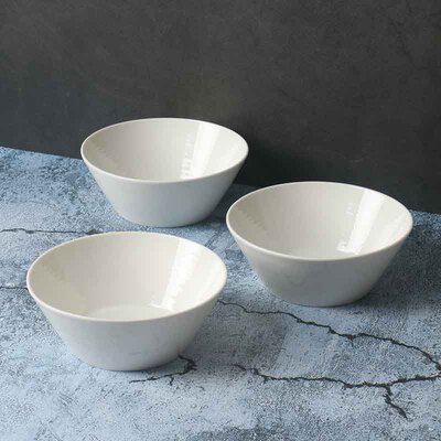 【Royal Doulton 1815系列白瓷面碗】螺纹沙拉碗【高端 新骨瓷】