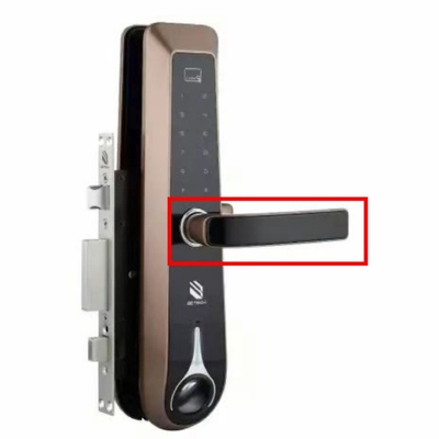 必达智能锁配件原厂原装前后把手i8 i3 v3咖啡金