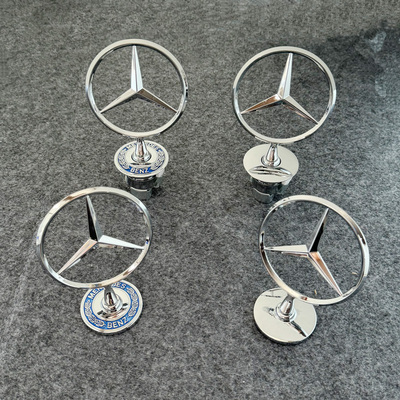 适用于奔驰立标车标S级系S300S320S350S400S500S600L前车头标机盖