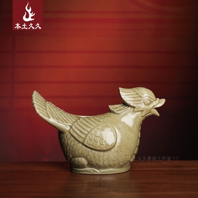 本土久久龙泉青瓷茶壶