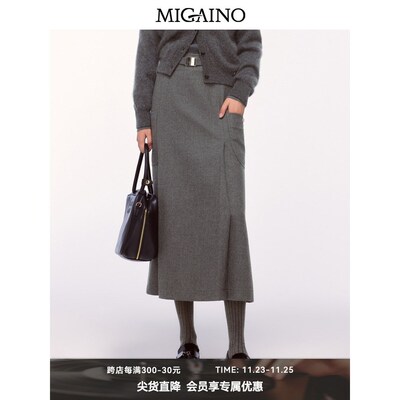 Migaino曼娅奴女装2024年冬季新