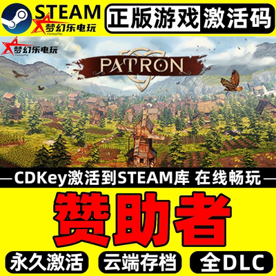 赞助者正版Steam激活码CDKey游戏