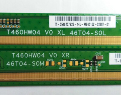 原装AUO边板T460HW04 V0 XL/XR 46T04-S0L/46T04-S0M 一对包好