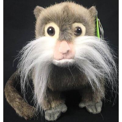 （代购）wild republic仿真皇柽柳猴长须狨tamarin毛绒玩具公仔
