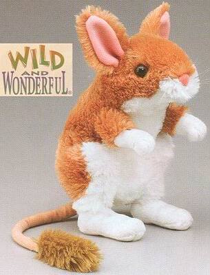 （定做）仿真沙漠长尾跳鼠jerboa毛绒玩具公仔