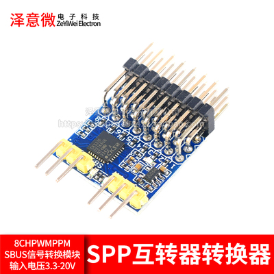 SPP互转器转换器8CHPWMPPM