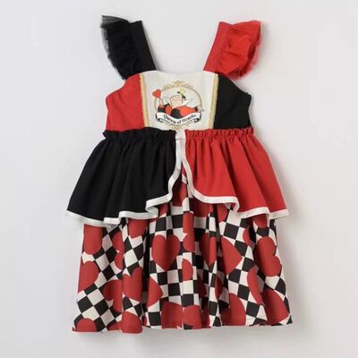 日本futafuta 尾货迪shi尼爱丽丝睡美人联名背心裙80-130春季无袖