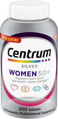美国代购Centrum Silver Women's Multivitamin for Women 50 Plu