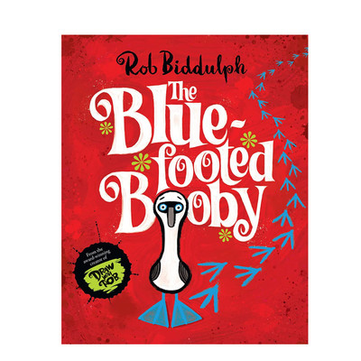 英文原版 The blue-footed booby 16/02/2023 Rob Biddulph 蓝脚鸟 4-8岁儿童宝宝启蒙益智英语趣味故事绘本平装进口正版
