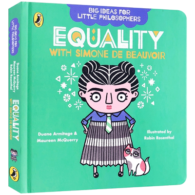 英文原版 Big Ideas for Little Philosophers: Equality with Simone de Beauvoir 与西蒙·德·波伏娃平等 儿童英语哲学思想启蒙