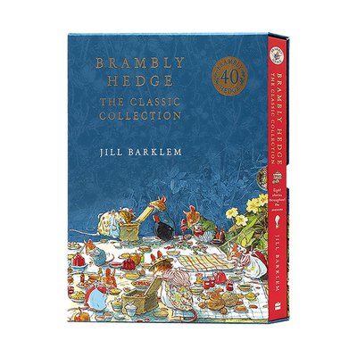 英文原版 Brambly Hedge Complete Collection 野蔷薇村的故事 8故事合集 精装 野蔷薇村的故事   40周年盒装纪念版