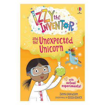 英文原版Izzy the Inventor and the Unexpected Unicorn发明家伊兹和独角兽科学与魔法在STEM冒险故事相遇插图故事 平装