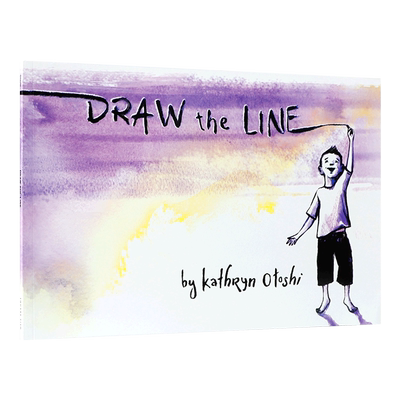 英文原版Draw the Line 划清界限 4-8岁低幼儿童英语启蒙认知绘本 亲子互动共读宝宝情绪管理友谊故事图画书 启发孩子思维思考能力
