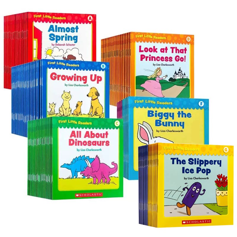 学乐Scholastic第一个小读者系列英语分级阅读First Little Readers/Comics ABCDEF幼儿Guided ...