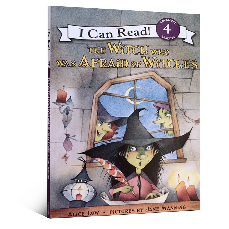 英文原版绘本 I Can Read L 4 The Witch Who Was Afraid of Witches害怕女巫的女巫 2-6岁儿童 ...