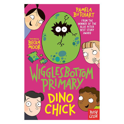 英文原版Wigglesbottom Primary #7: Dino Chick威格尔斯伯勒小学7 恐龙蛋神秘校园日志幽默校园故事平装桥梁章节书8-12岁