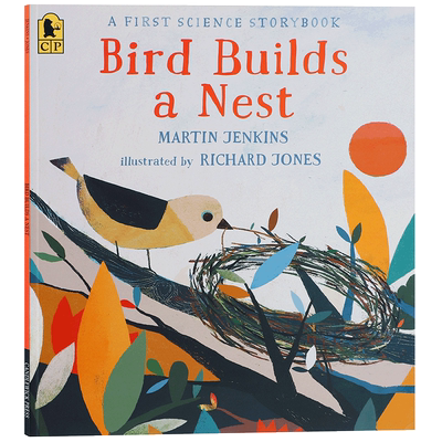 送音频 英文原版Bird Builds a Nest: A First Science Storybook鸟儿筑巢:第一本科学故事书儿童英语启蒙鸟类科普认知图画书绘本
