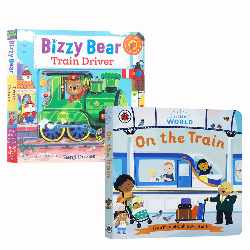 英文原版Ladybird Little World: On The Train/ 新版Bizzy Bear: Train Driver 儿童 ...